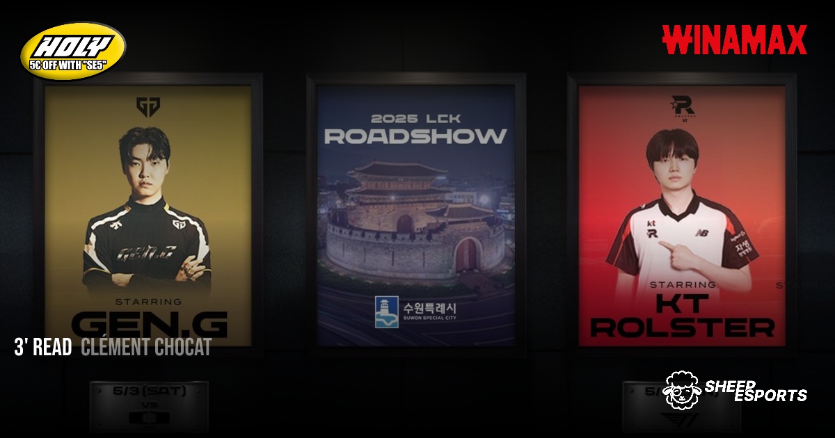 Sheep Esports - 2025 LCK Road Show Announced: Gen.G vs. DK and KT vs. T1 at Suwon Convention Center