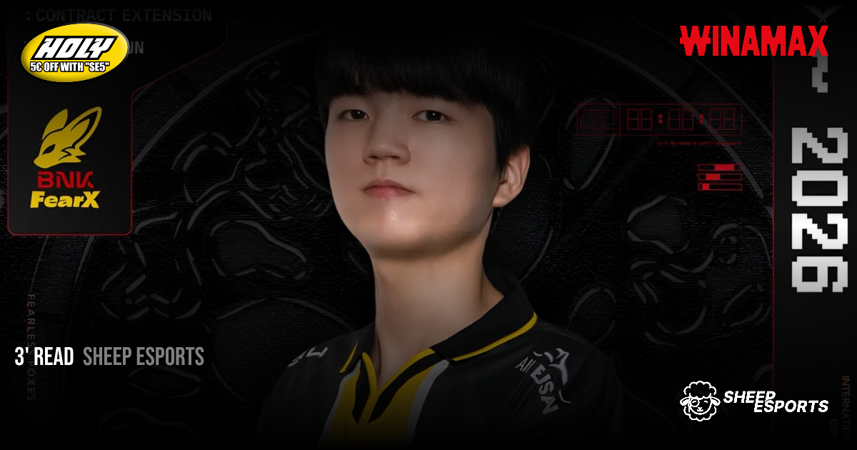 Sheep Esports - LoL: Diable promoted to FearX LCK roster