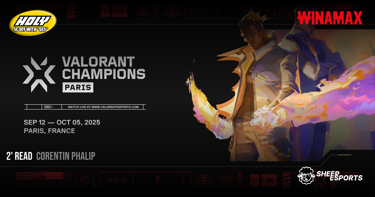 Sheep Esports - VALORANT: Champions Paris 2025 schedule revealed